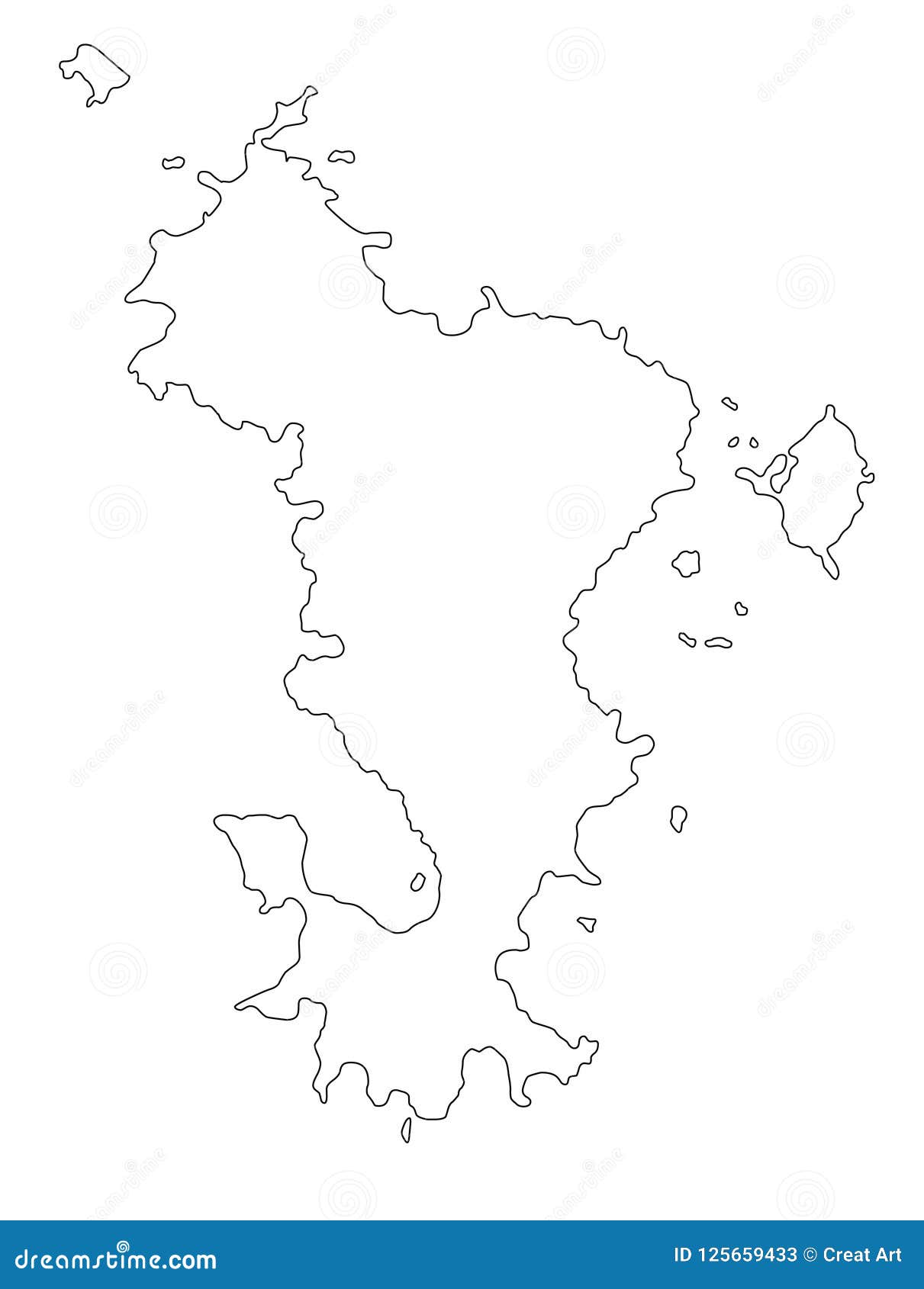 Mayotte Map Outline Vector Illustration Stock Vector - Illustration of ... Mayotte Map Outline Vector Illustration Stock Vector - Illustration of ...