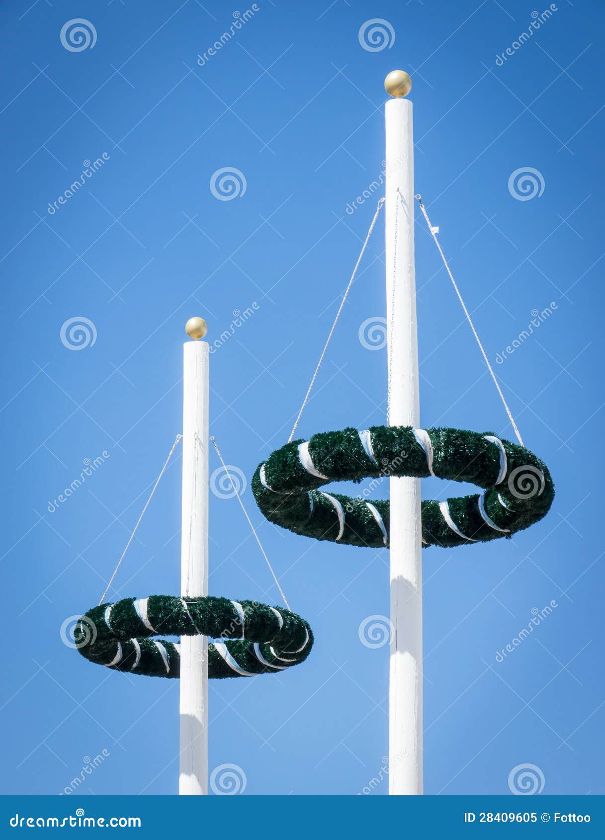 Maypole stock image. Image of clear, traditional, austria - 28409605