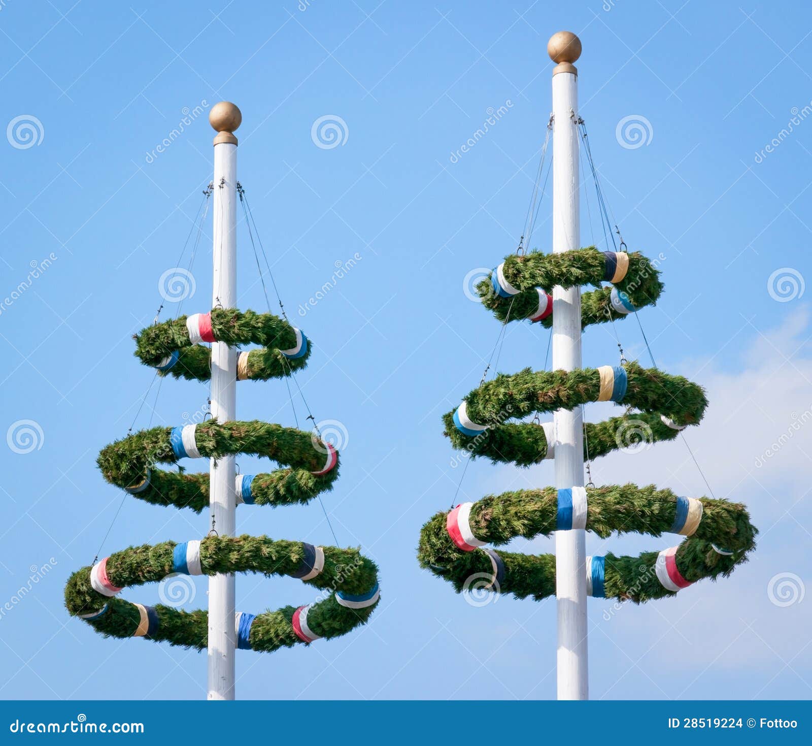 Maypole stock photo. Image of germany, ceremony, wooden - 28519224