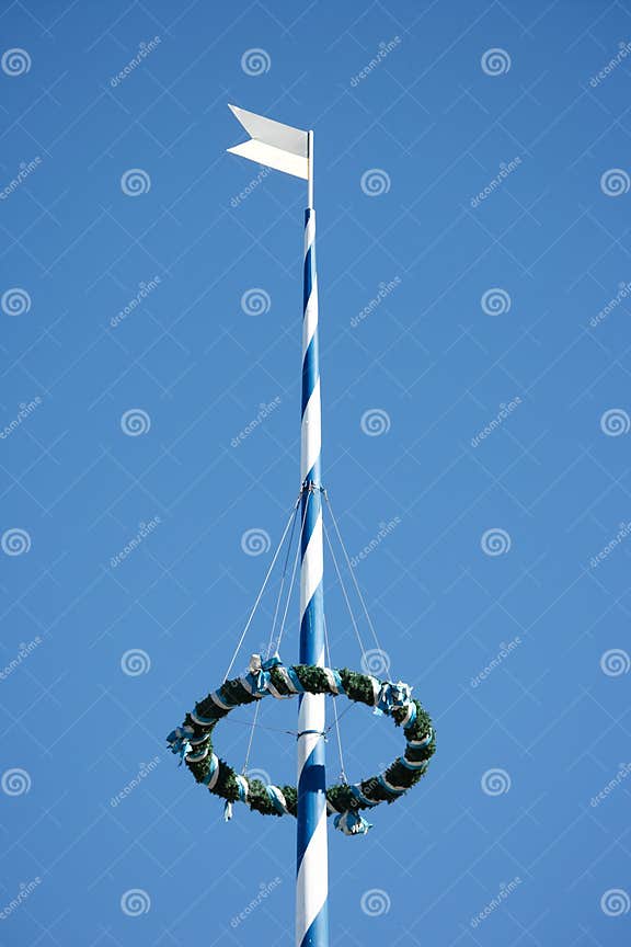 Maypole stock photo. Image of germany, ceremony, german - 4757256
