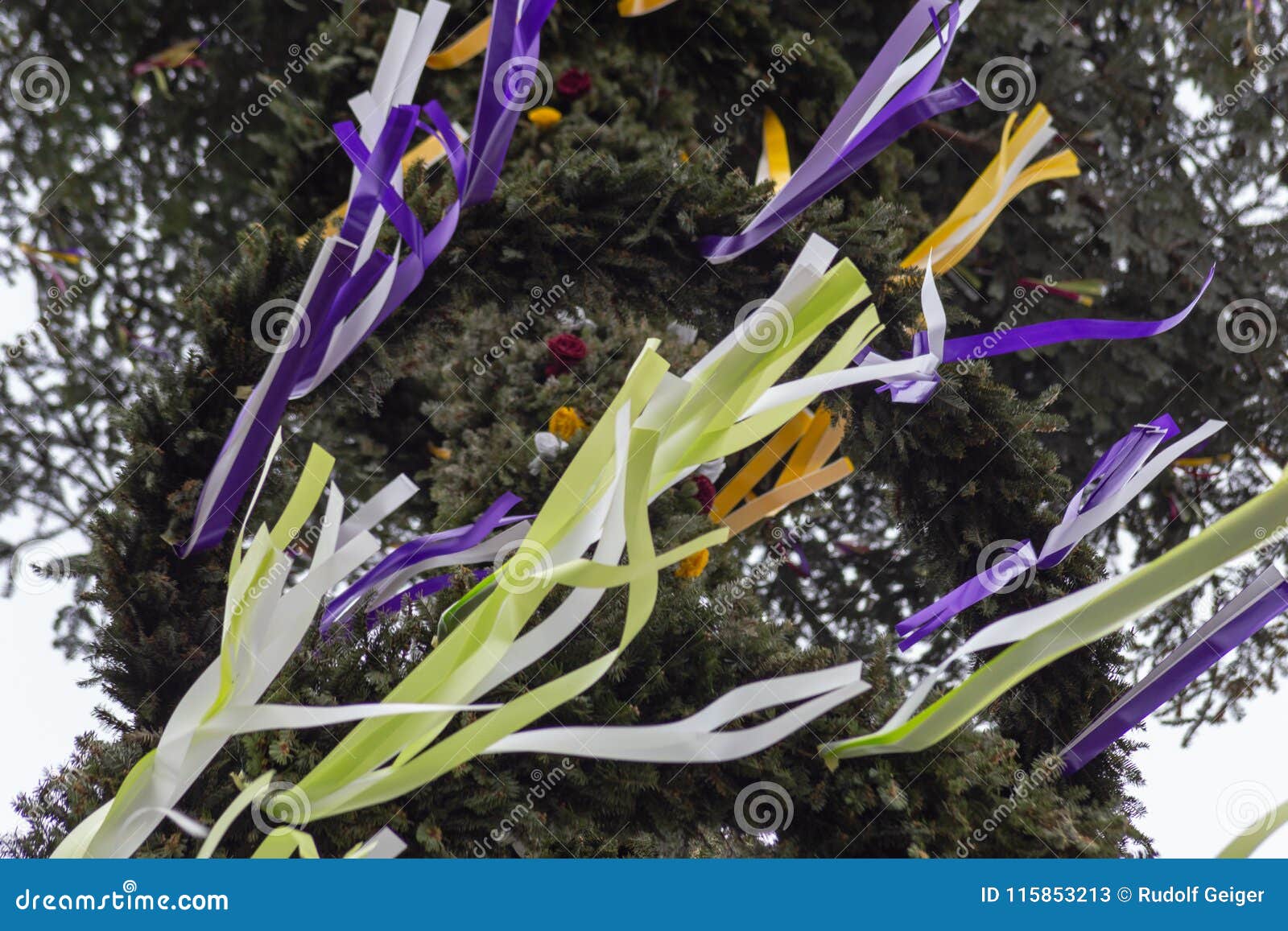 Maypole Dancing on a Sunny Holiday Stock Image - Image of decoration ...