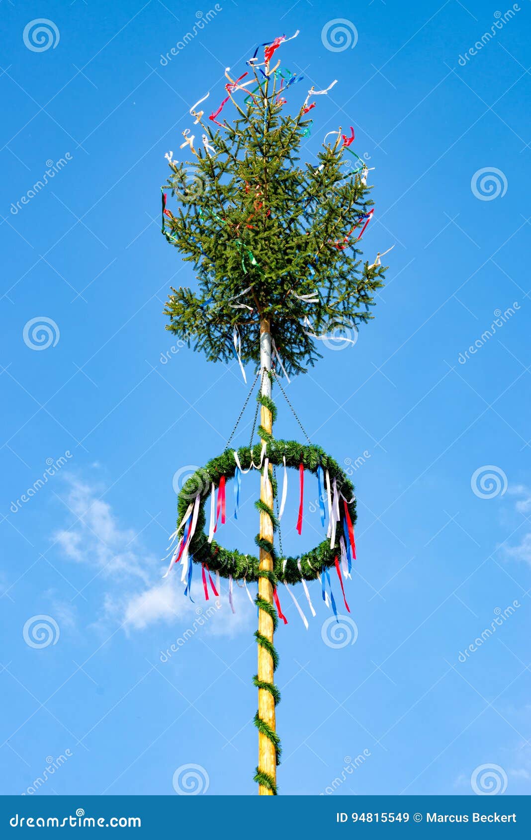 Maypole Set and decorate stock image. Image of maypole - 94815549