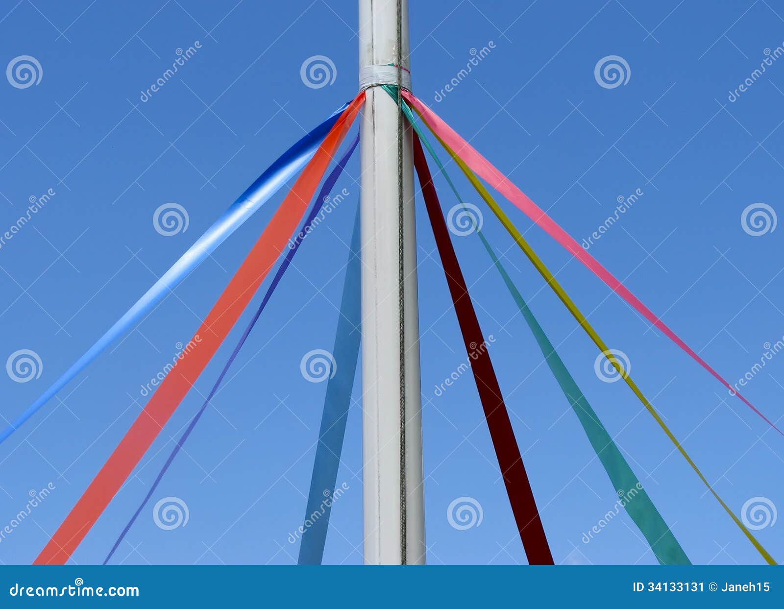 Maypole stock image. Image of spring, blue, pole, concept - 34133131