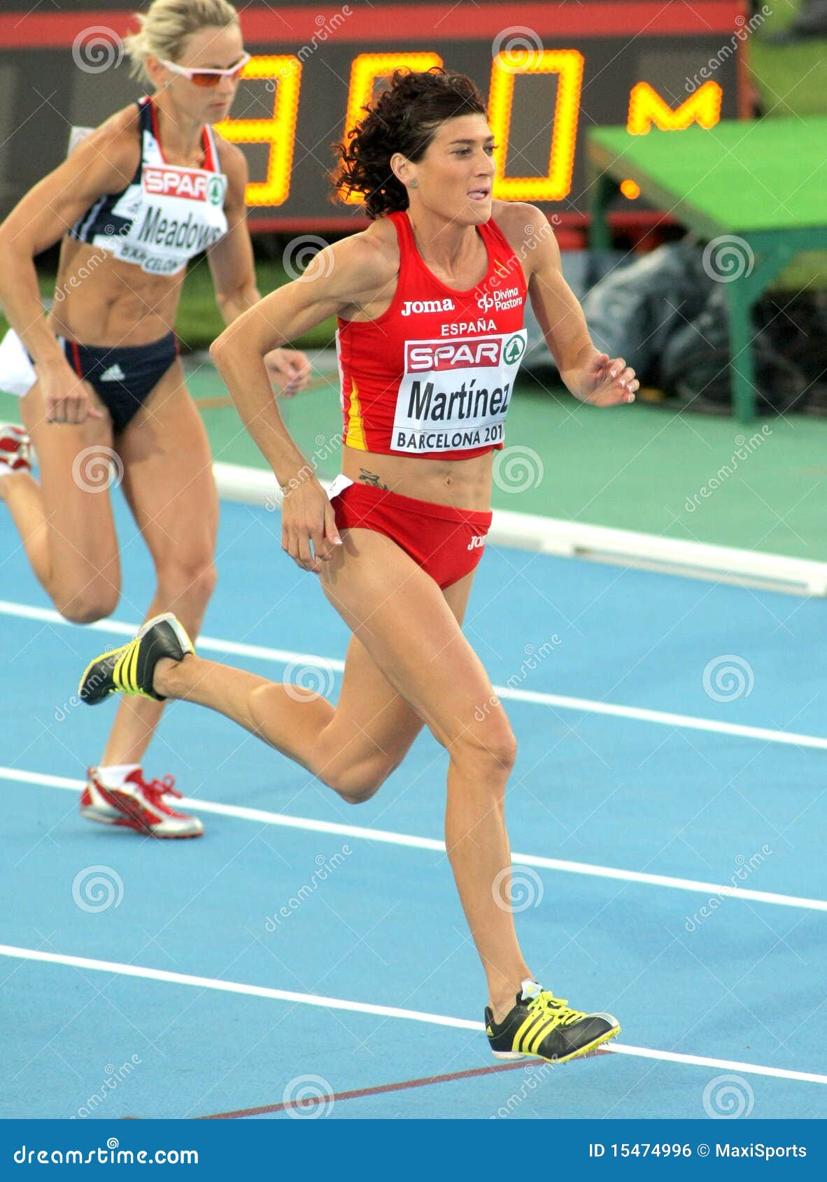 Mayte Martinez of Spain editorial photo. Image of 800m - 15474996