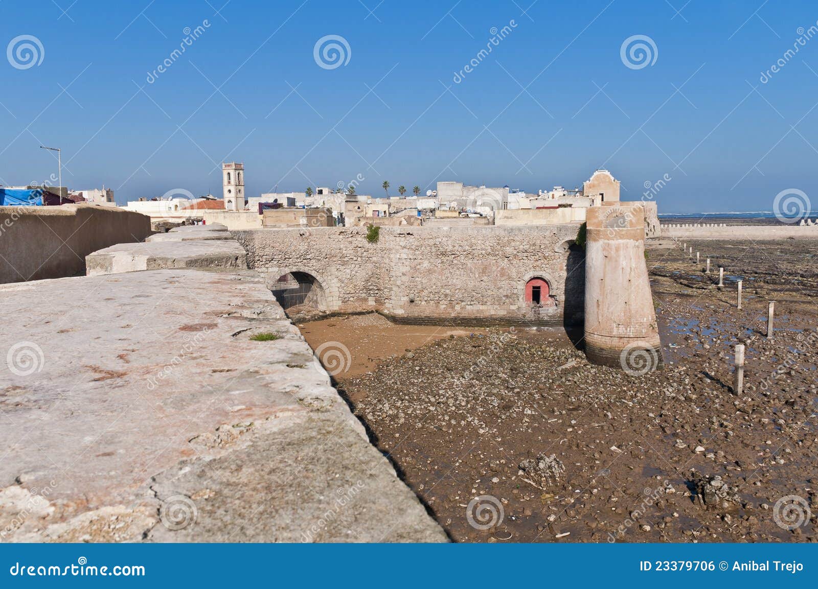 Mazagan Fortress at El-Jadidia, Morocco Stock Photo - Image of islamic ...