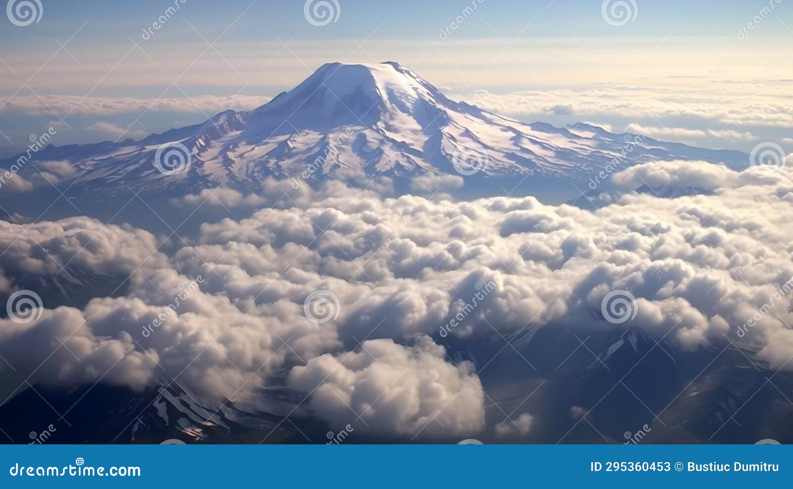 Mazama Ridge Mount Rainier National Park Cloudy View Stock Image ...