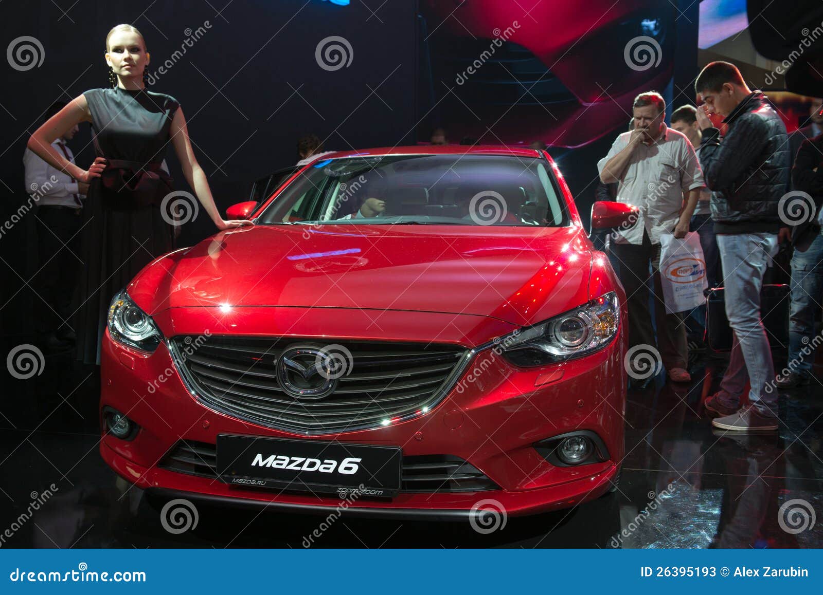 Mazda 6 - world premiere editorial stock photo. Image of model - 26395193