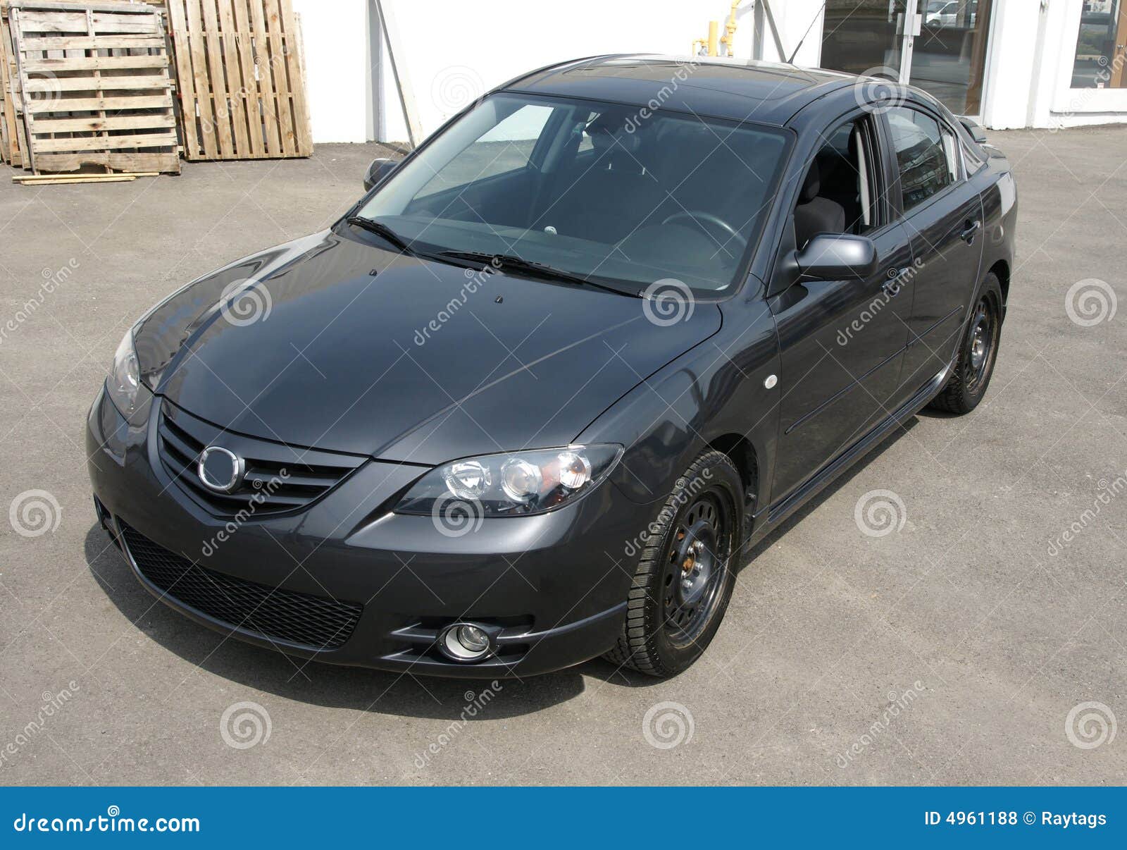 Mazda Car stock photo. Image of silver, body, show, parking - 4961188