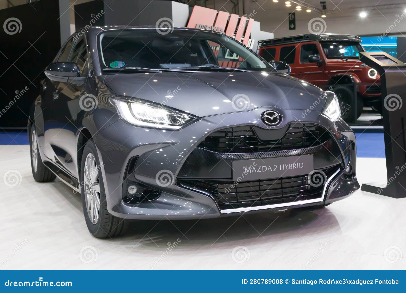 Mazda 2 Hybrid at Automobile Barcelona 2023 Editorial Stock Photo ...