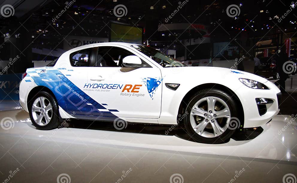 Mazda Hydrogen Fuel Car editorial photography. Image of conservation ...