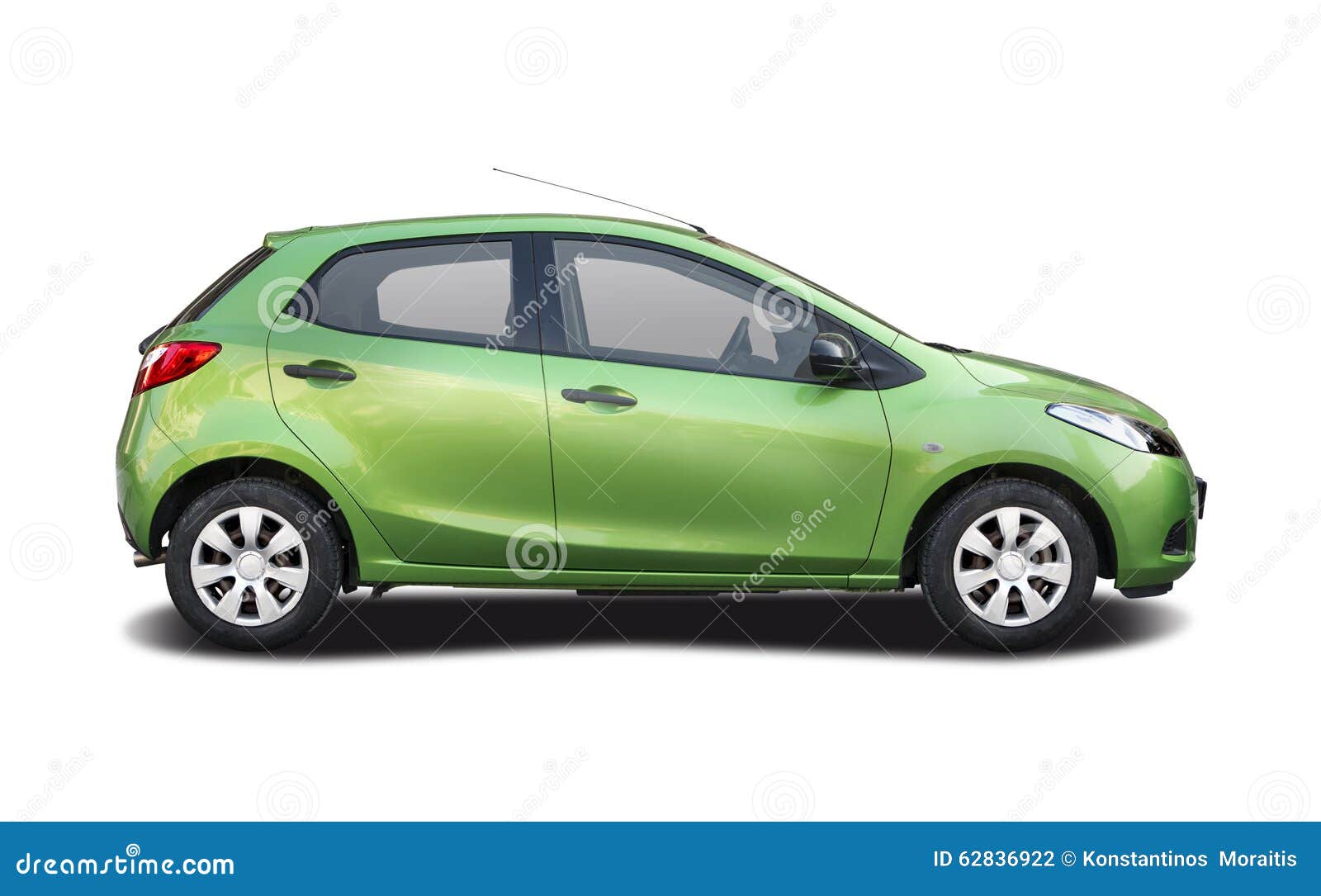 Mazda 2 isolated on white stock photo. Image of view - 62836922