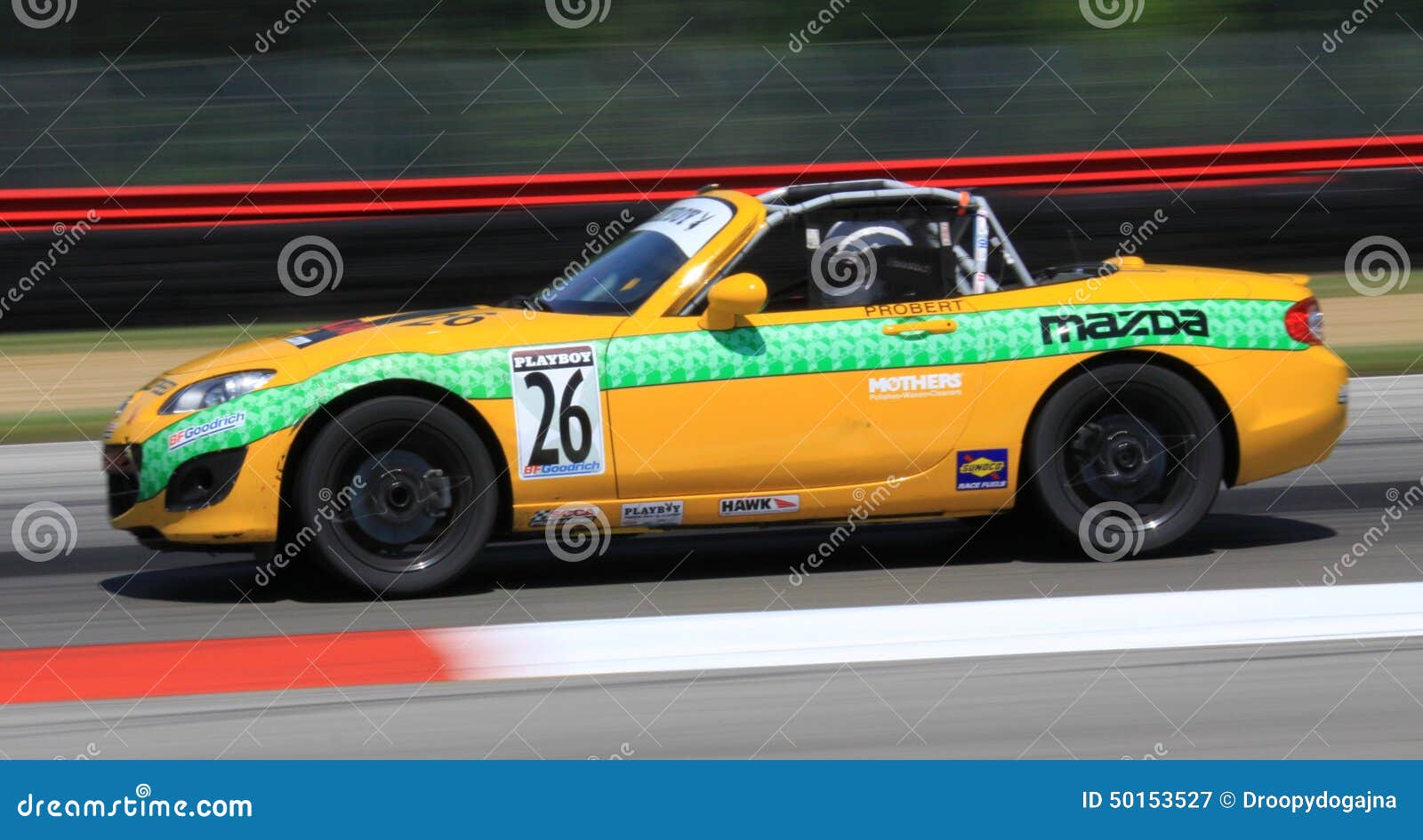 Mazda Miata MX5 racing editorial photography. Image of champion - 50153527