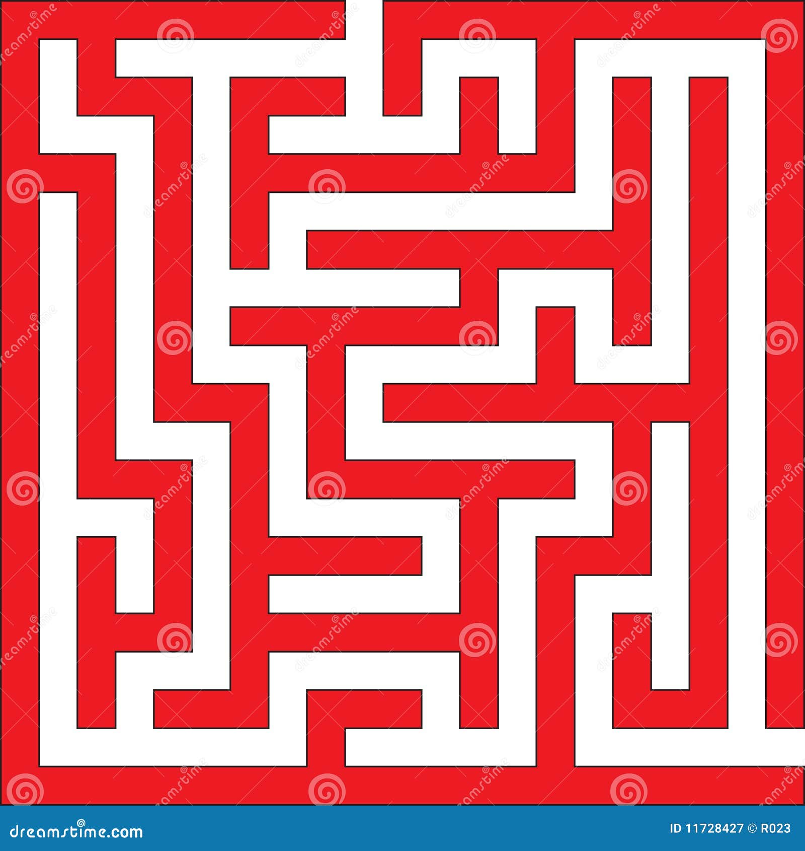 Maze stock vector. Illustration of route, maze, hope - 11728427