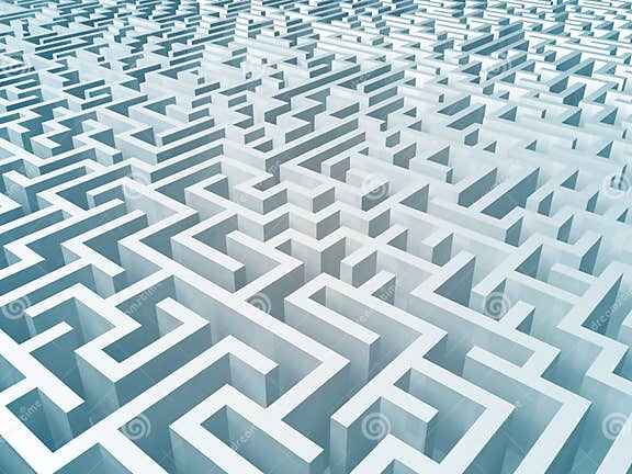 Maze stock illustration. Illustration of view, complex - 1896143
