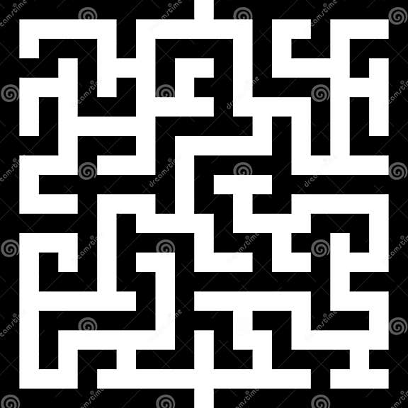 Maze stock vector. Illustration of infinity, endless - 21816145
