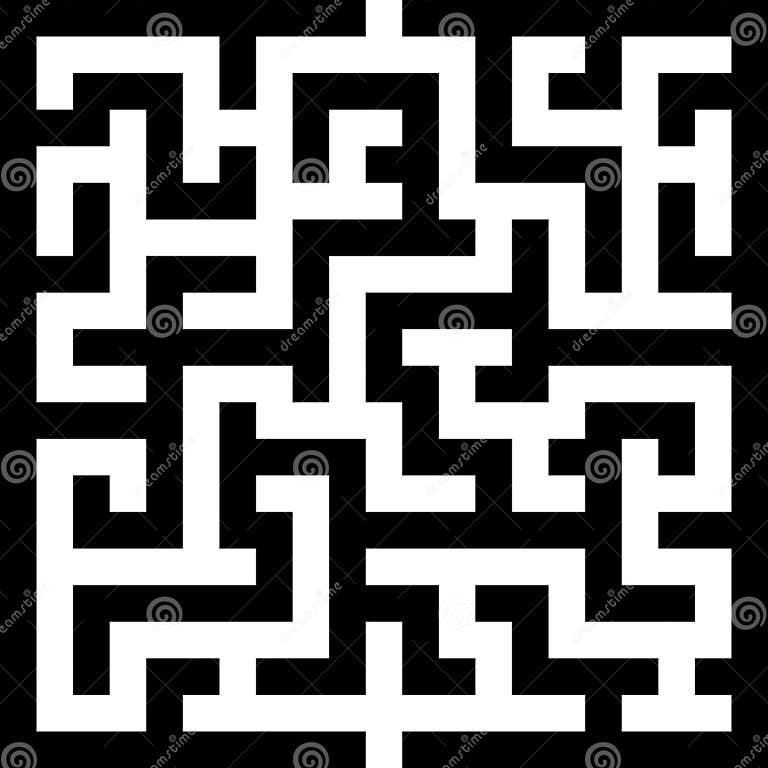 Maze stock vector. Illustration of infinity, endless - 21816145