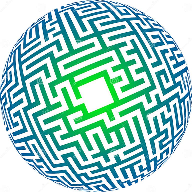 Maze stock vector. Illustration of complicated, confusing - 22285057