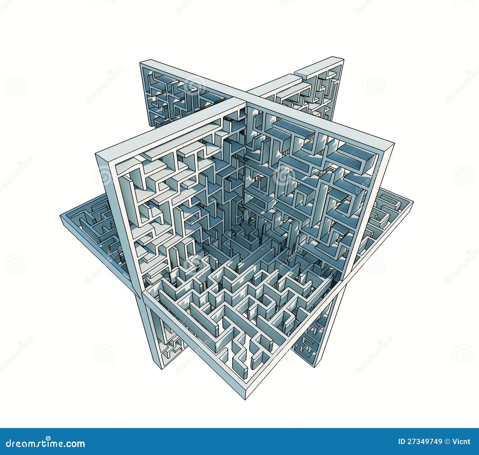 Maze stock illustration. Illustration of design, decoration - 27349749