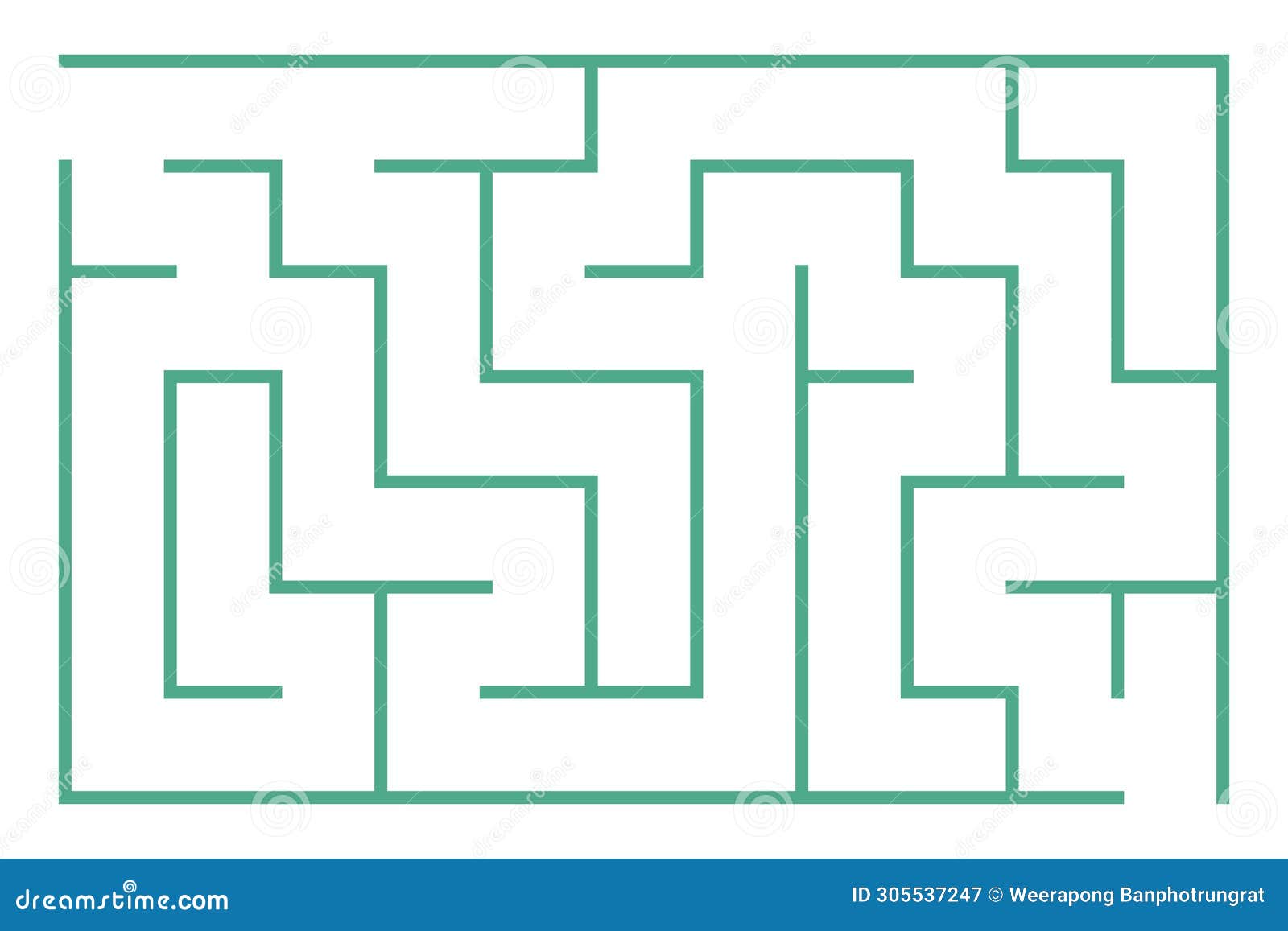 Conundrum Labyrinth. Lines Path Pattern Stock Photo | CartoonDealer.com ...