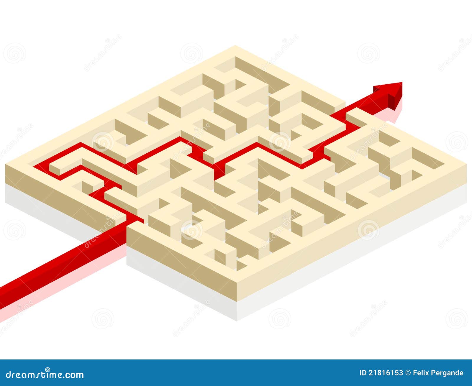 Maze with arrow stock vector. Illustration of concept - 21816153 Maze with arrow stock vector. Illustration of concept - 21816153