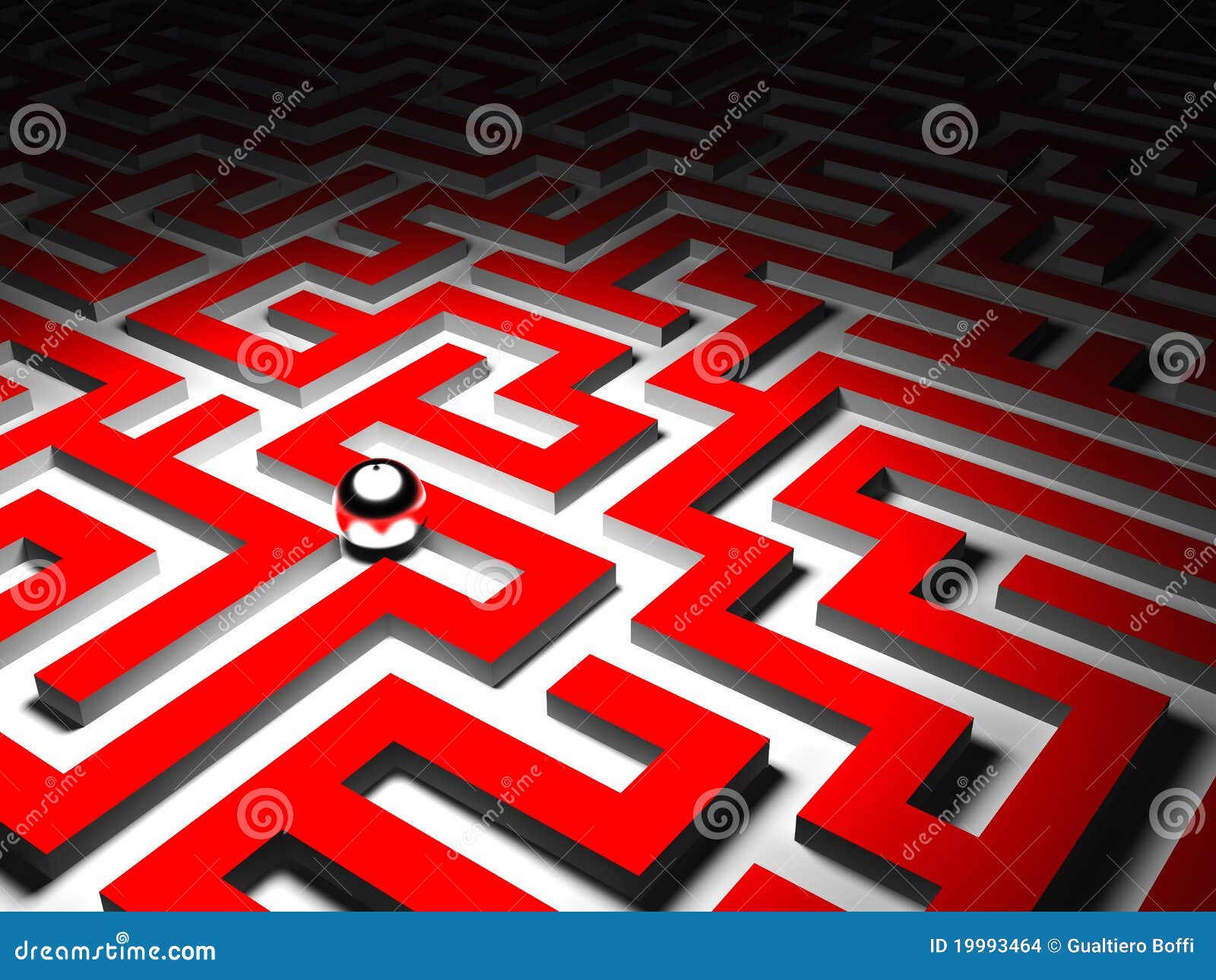 Red Maze Game