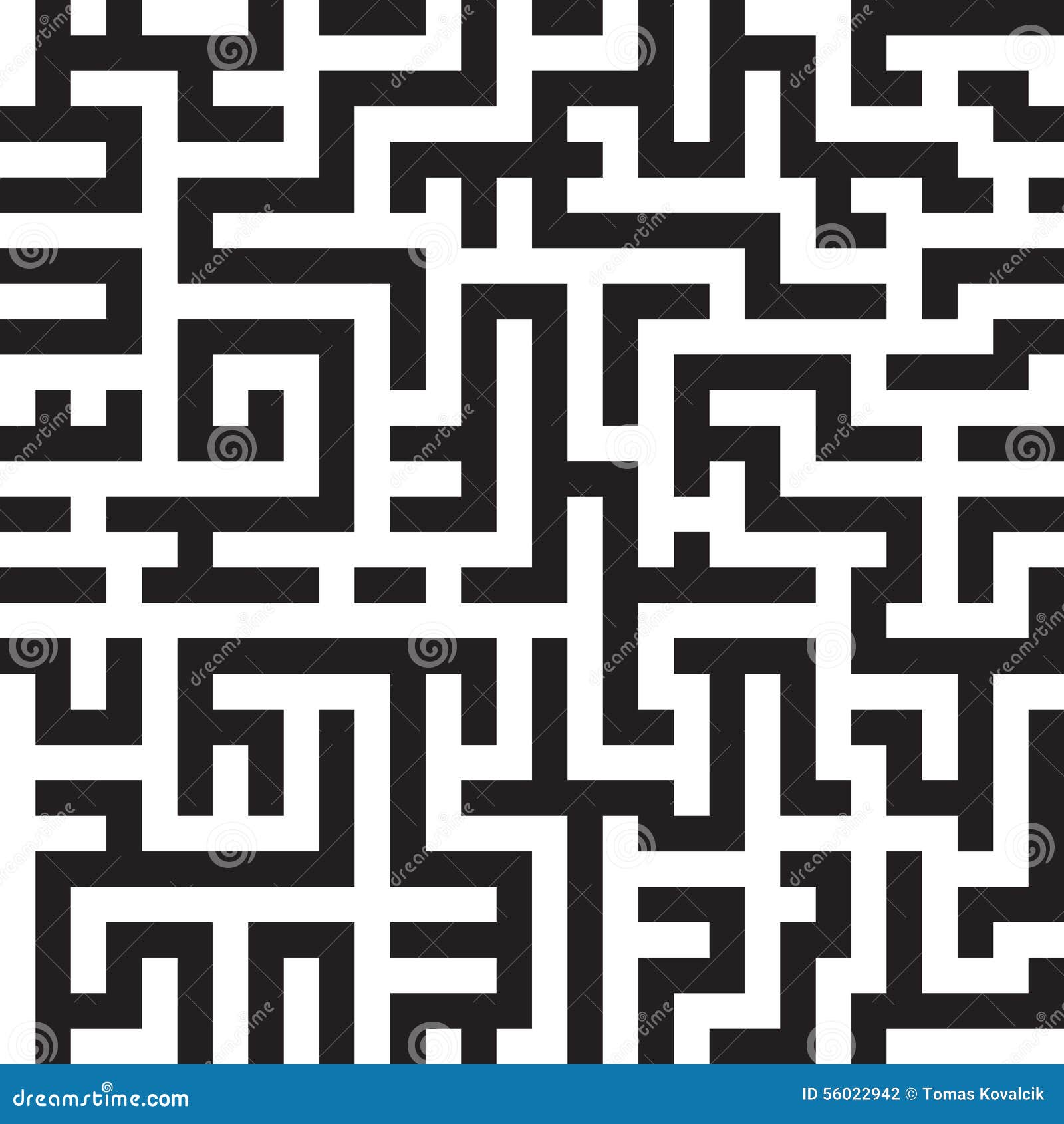 Maze Background, Seamless Pattern, Vector Stock Vector - Illustration ...
