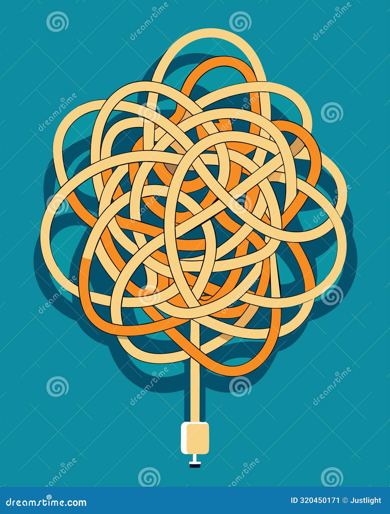 Brainwashing As A Burden And Weight On Shoulders - Symbolized By Word ...