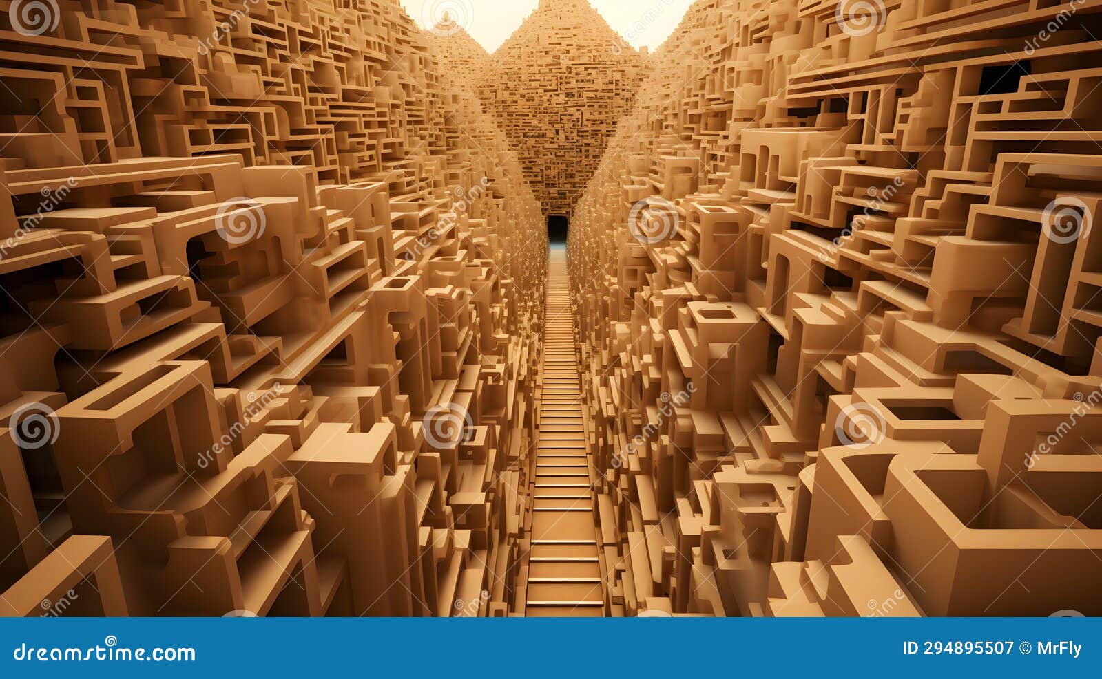 Maze, Choice and Decision, Metaphor Stock Illustration - Illustration ...
