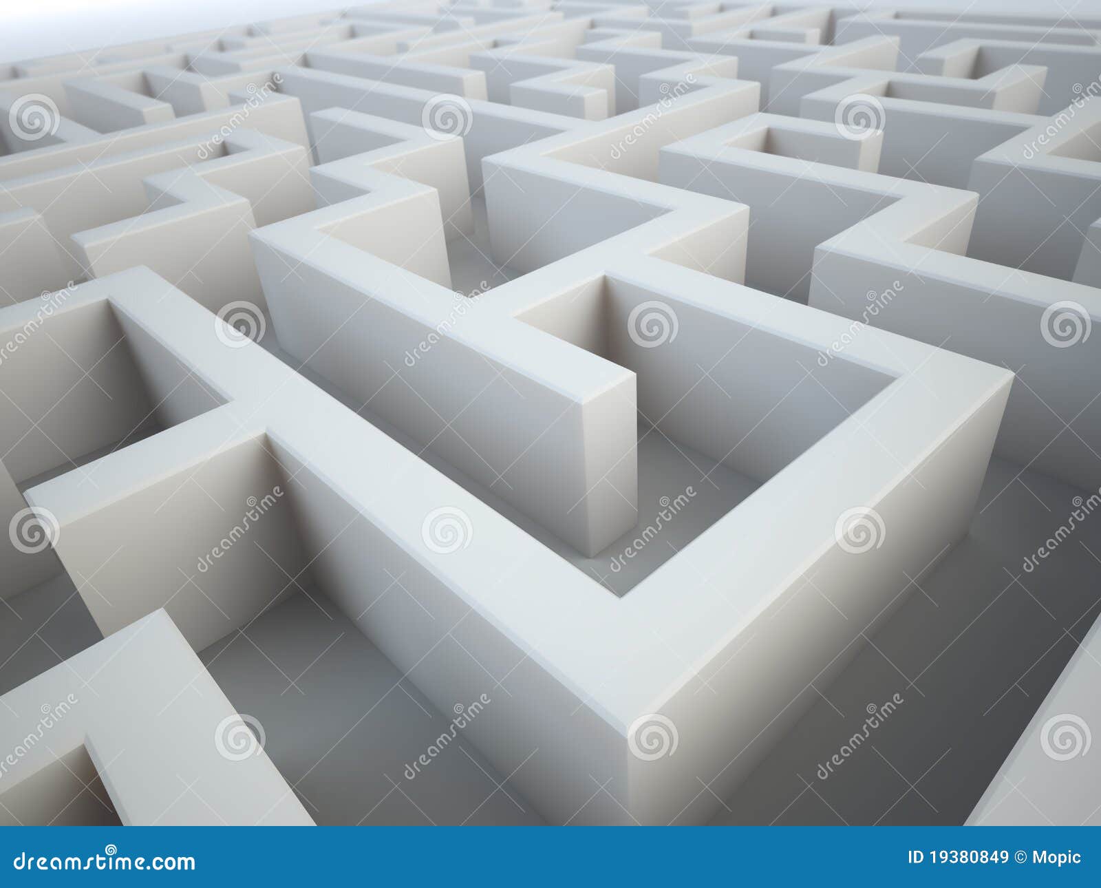 Maze close-up stock illustration. Illustration of path - 19380849