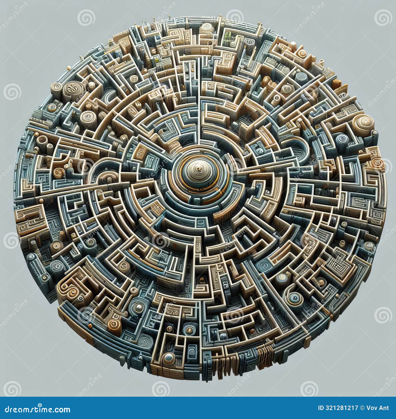 106 1. Maze - a Complex Network of Paths or Passages Designd As Stock ...