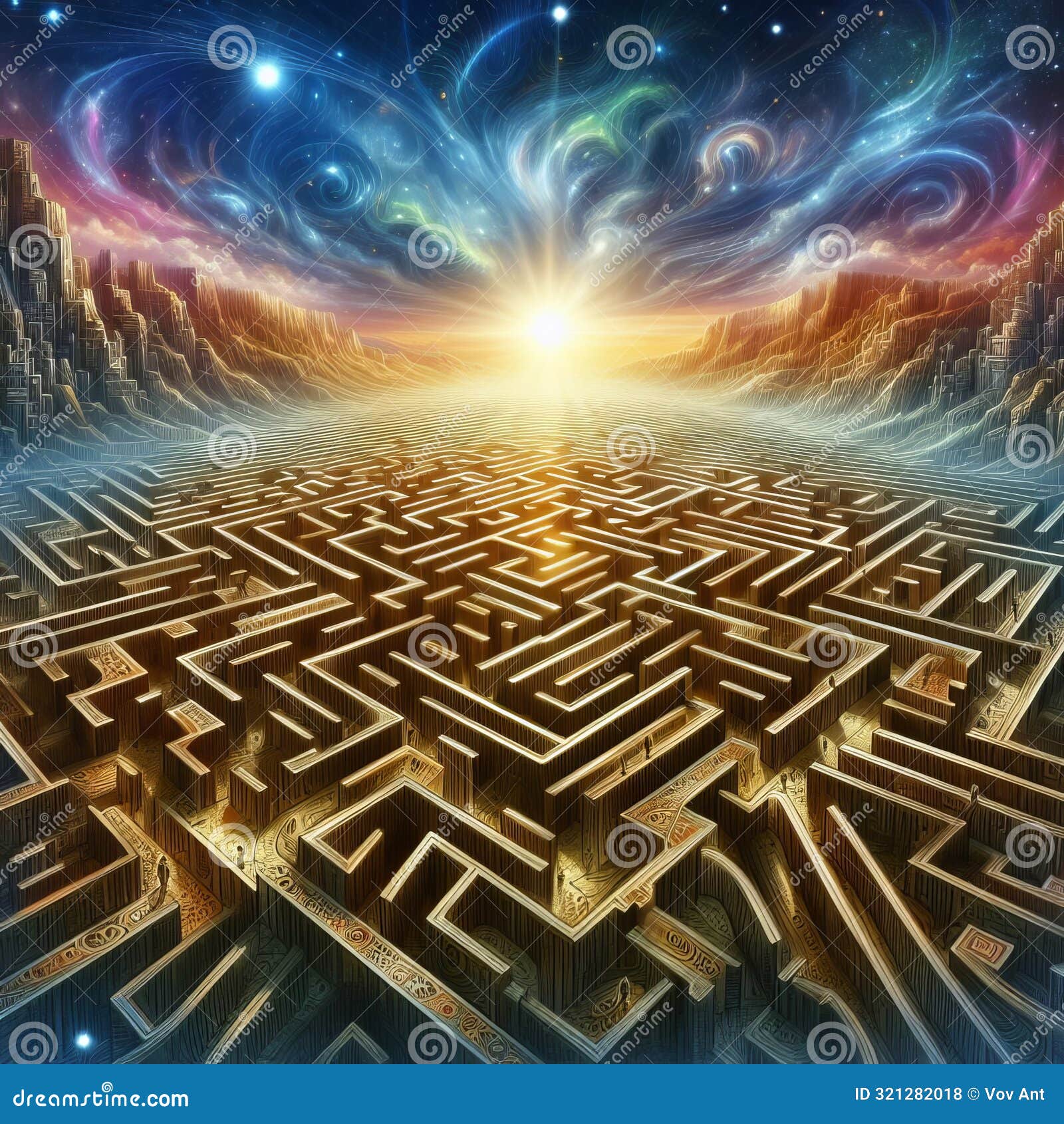 112 1. Maze - a Complex Network of Paths or Passages Designd As Stock ...