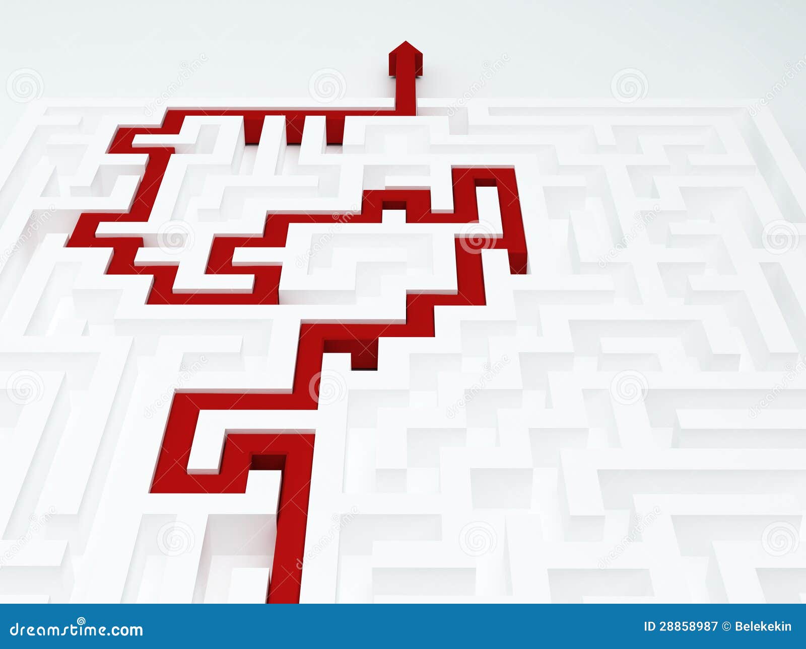 Maze concept stock illustration. Illustration of maze - 28858987