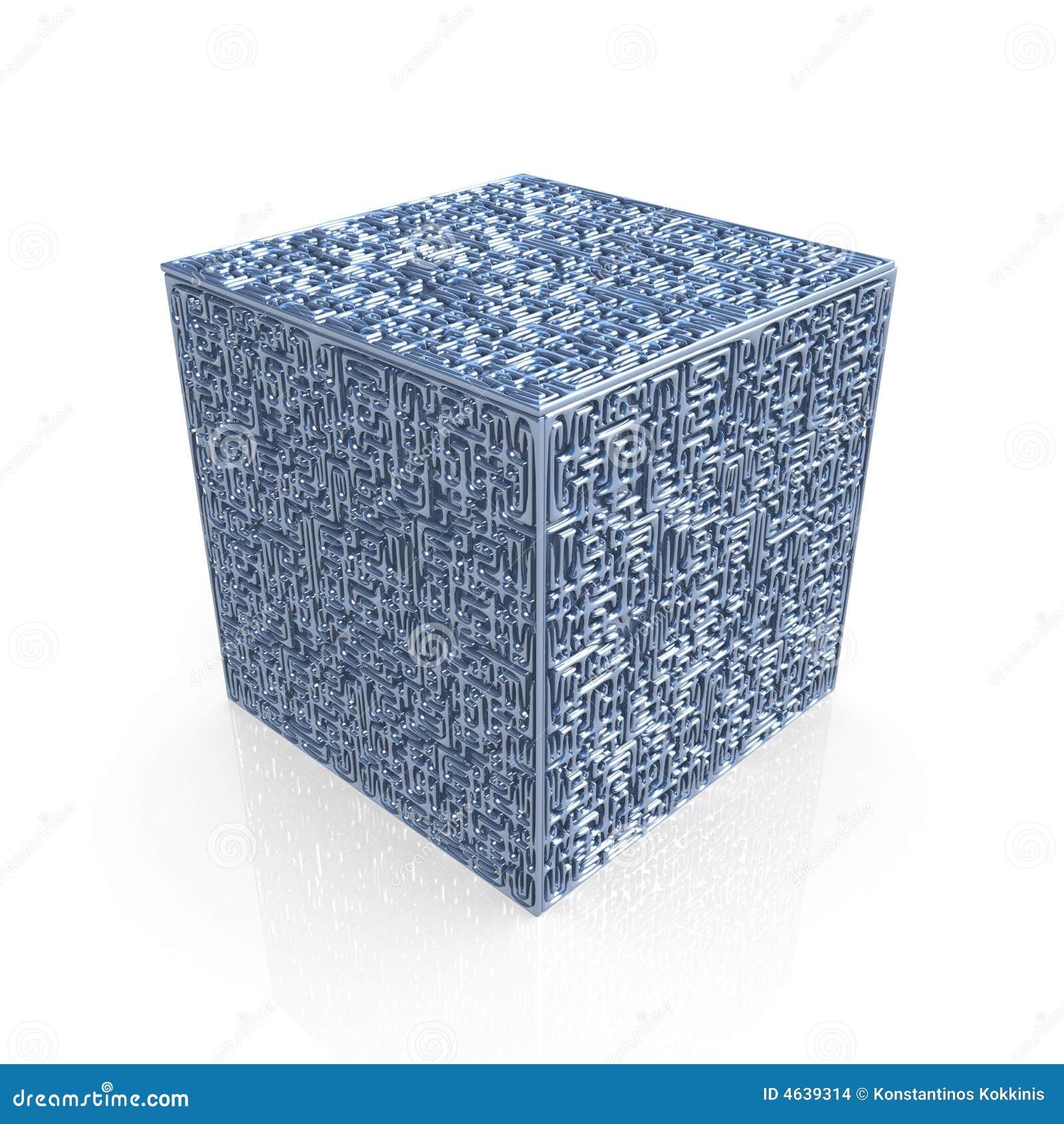 Maze Cube Template Cartoon Vector | CartoonDealer.com #86089633