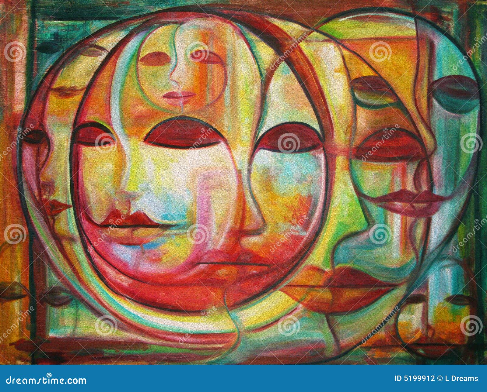 Maze Of Faces Stock Photo | CartoonDealer.com #5199912