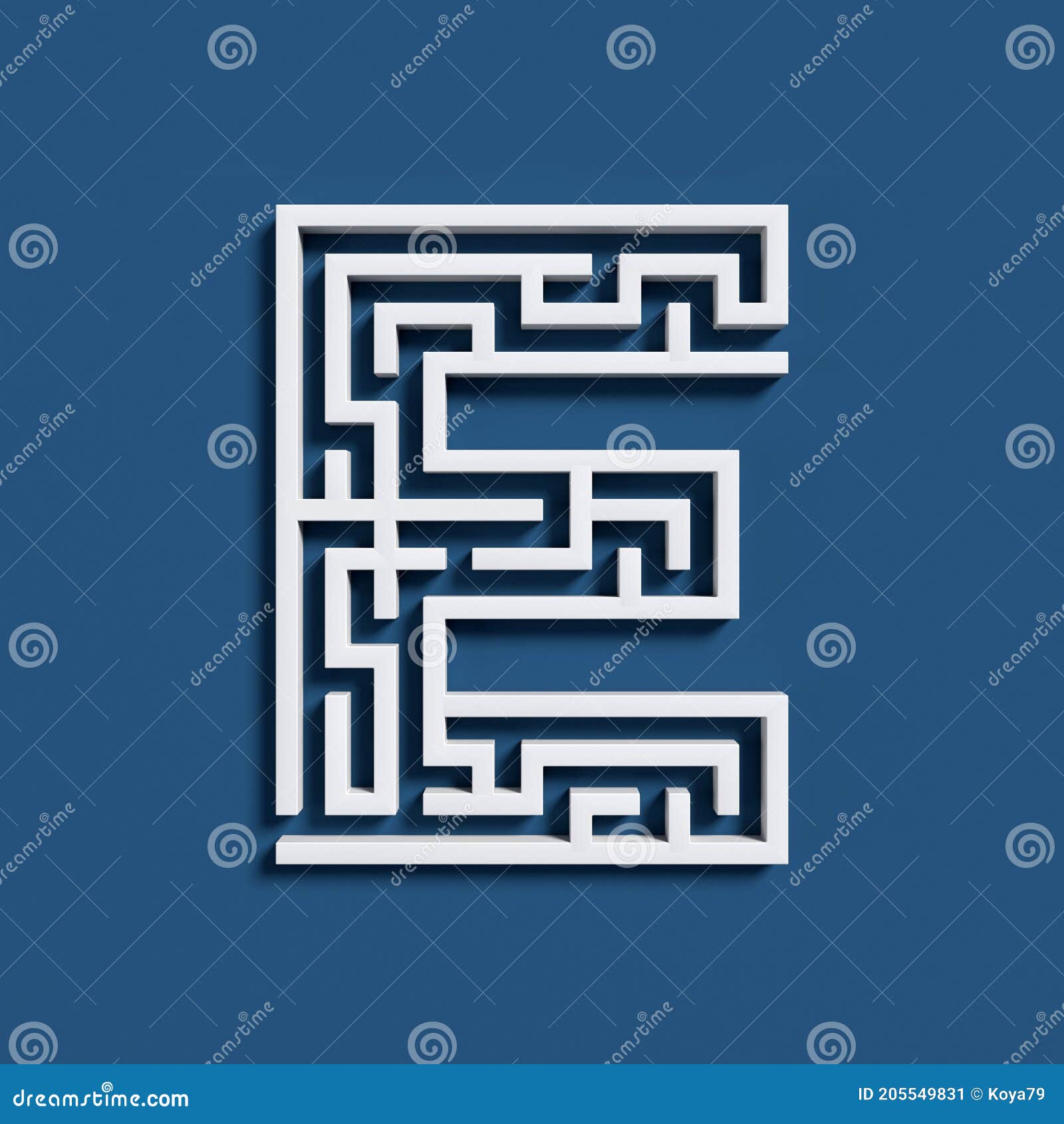 Maze Font Vector Illustration | CartoonDealer.com #157099008