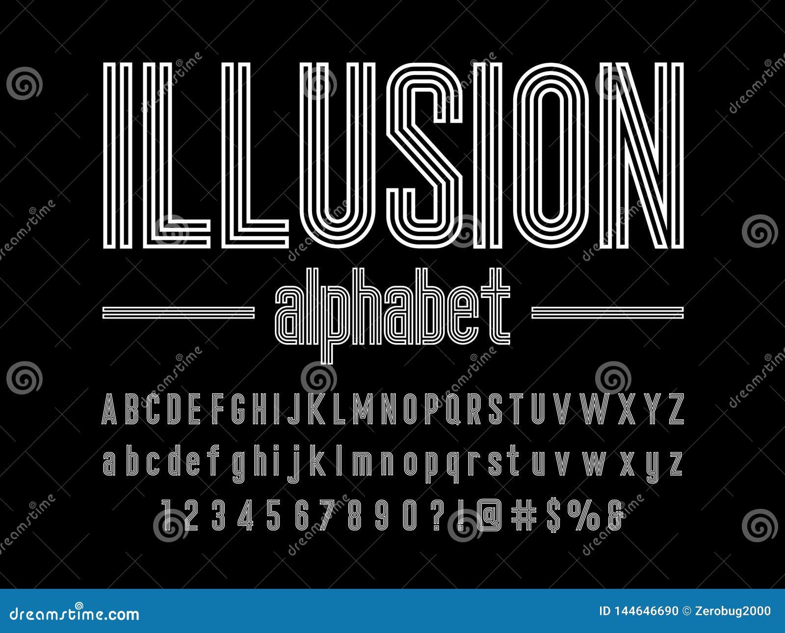 Maze font stock vector. Illustration of font, poster - 144646690