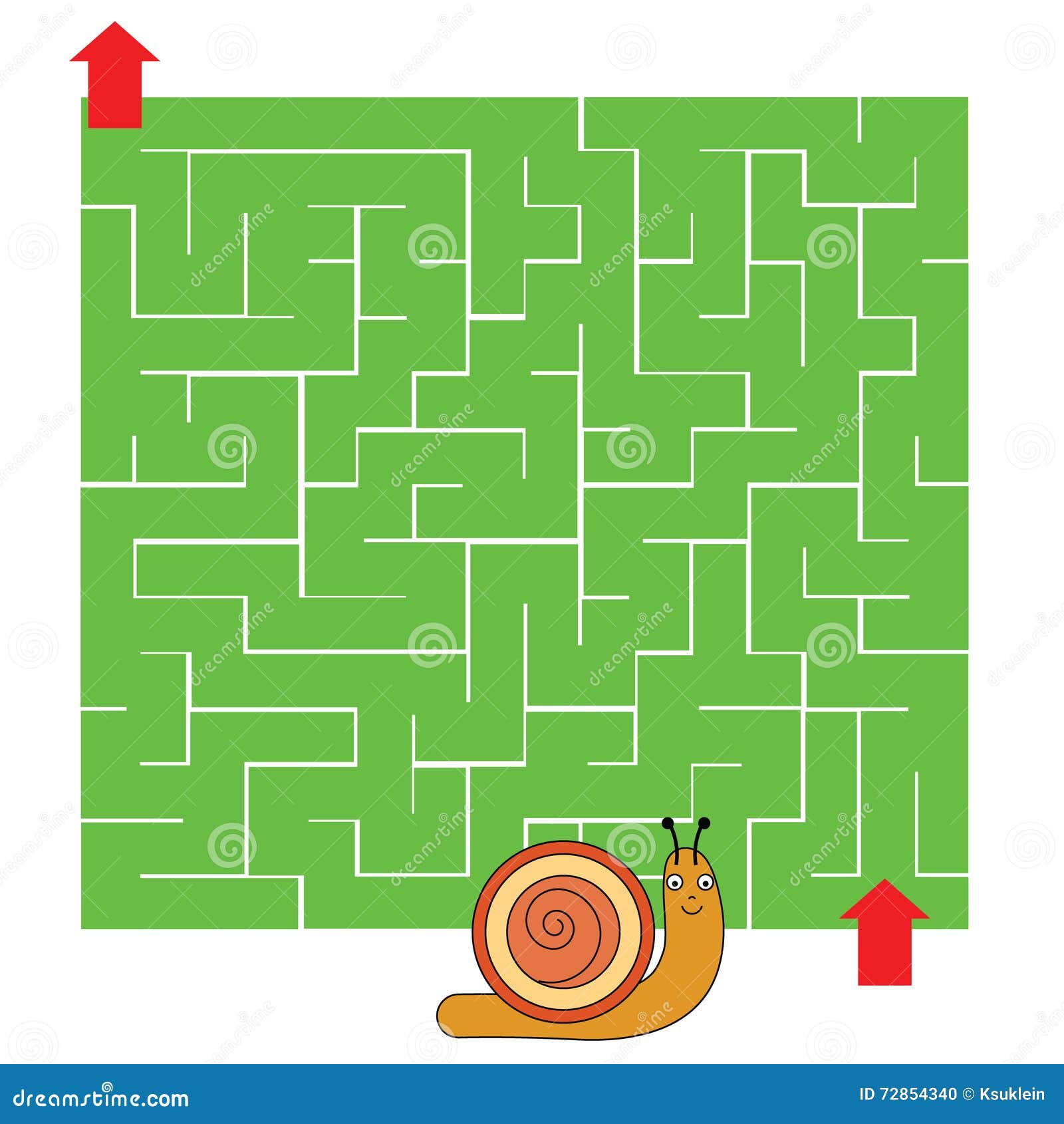 Maze game: animals theme stock vector. Illustration of banner - 72854340