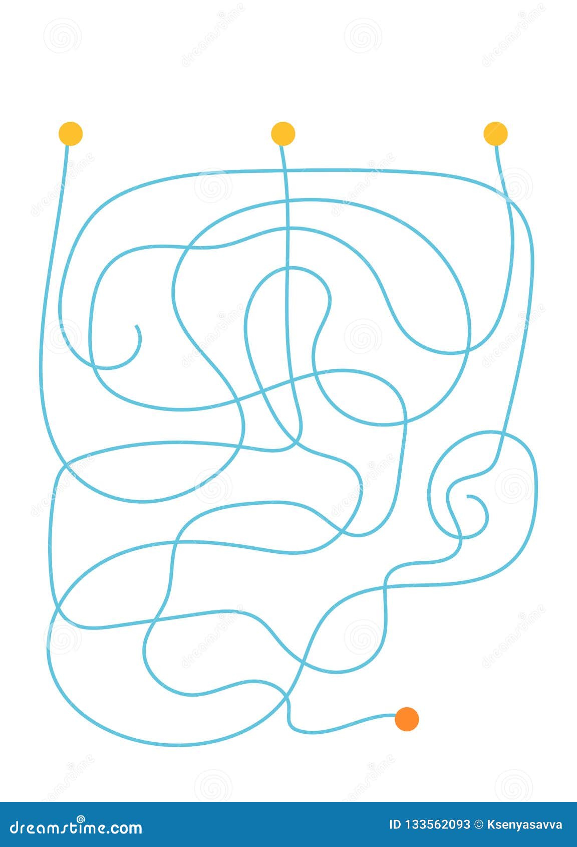 Maze Game, Education Game, Maze Game Template Stock Vector ...