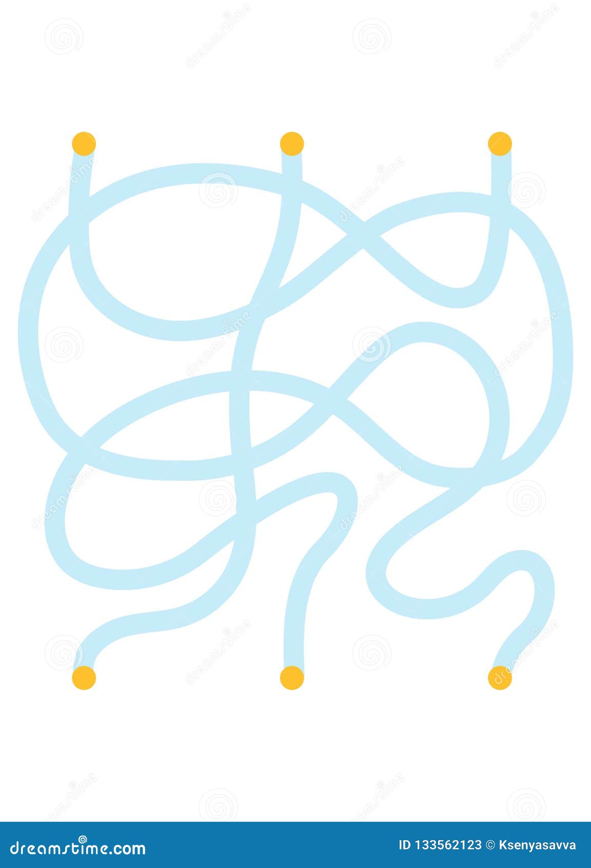 Maze Game, Education Game, Maze Game Template Stock Vector ...