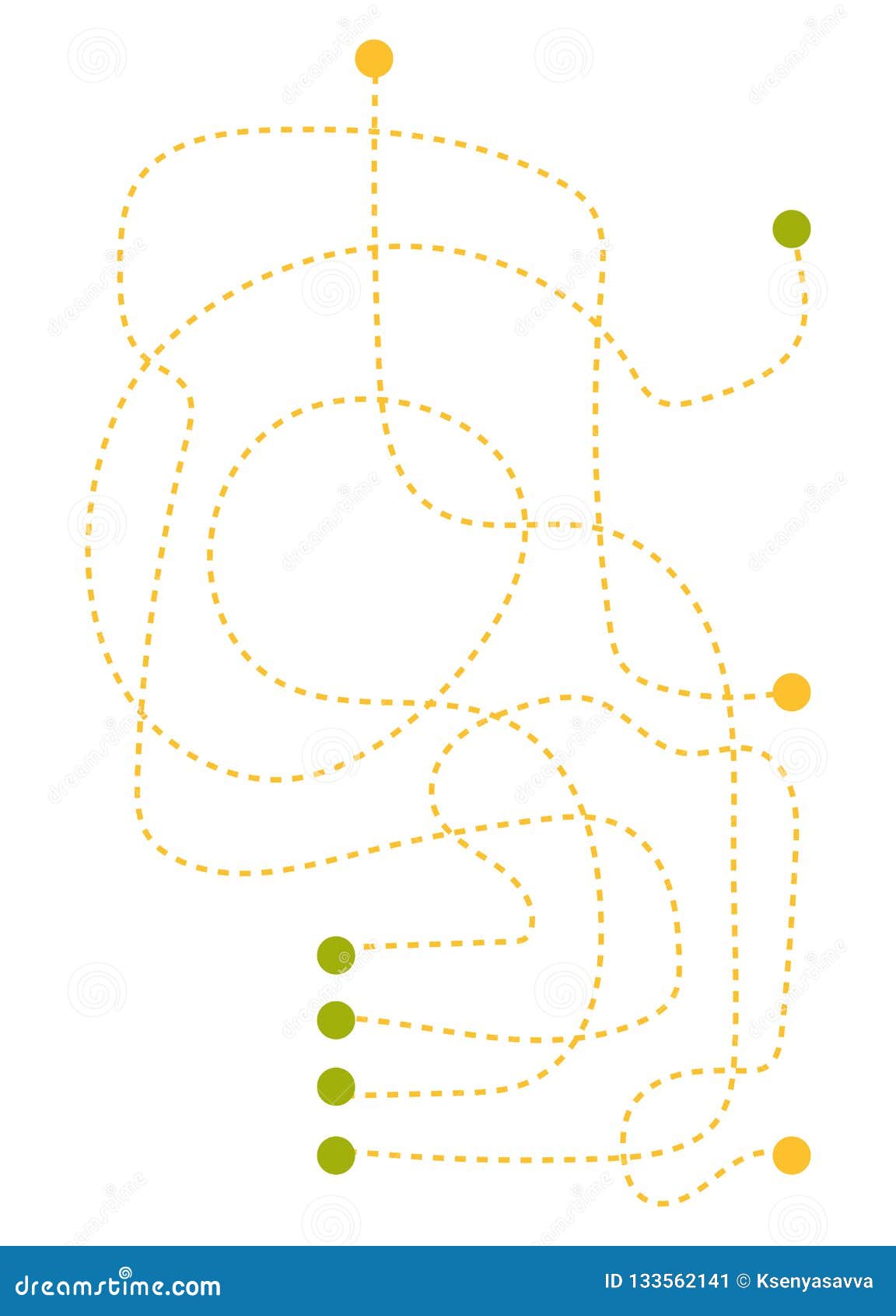 Maze Game, Education Game, Maze Game Template Stock Vector ...