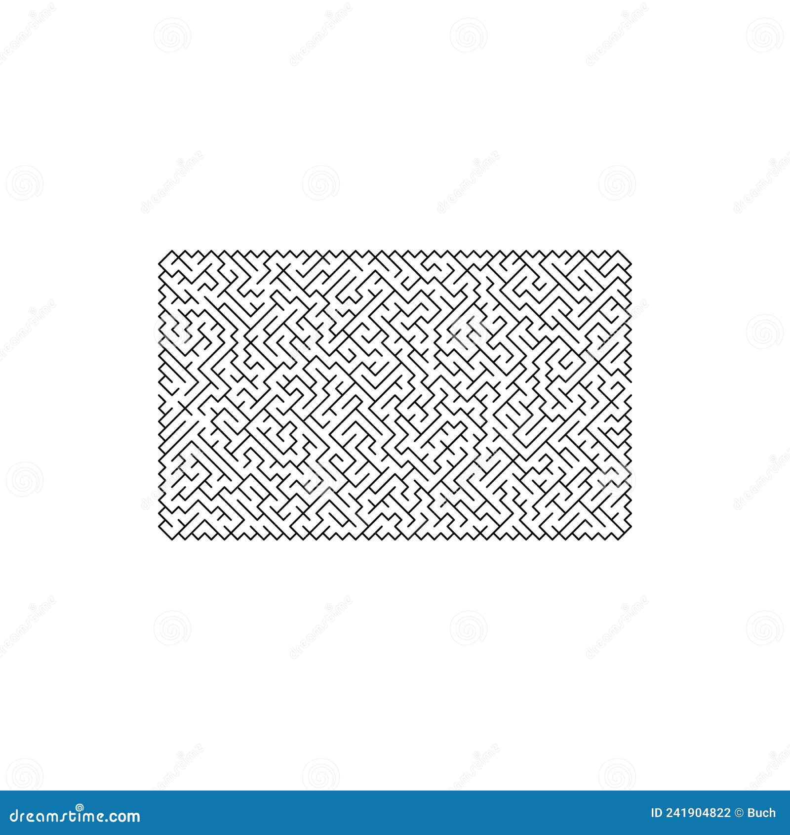 Maze Game Finding Exit Path Rebus Isolated Riddle Stock Vector - Illustration of quiz, path ...