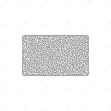 Maze Game Finding Exit Path Rebus Isolated Riddle Stock Vector - Illustration of quiz, path ...