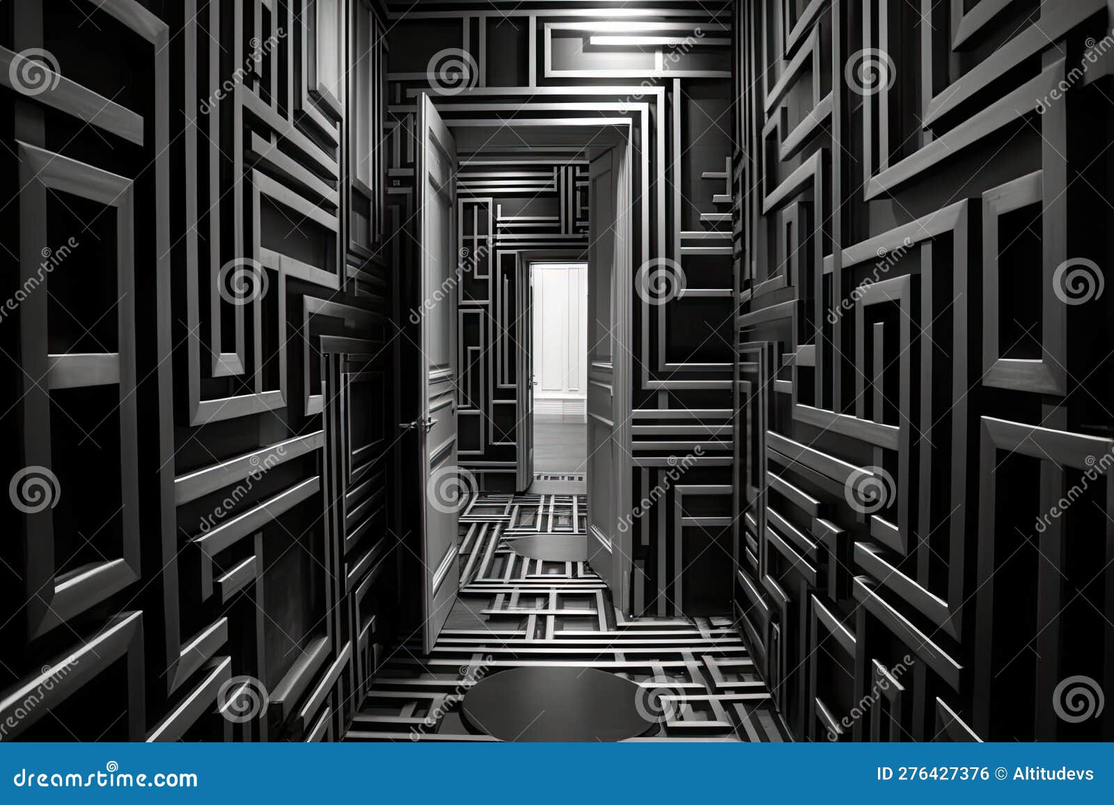 A Map Of A Maze With Hidden Compartments And Secret Passageways ...