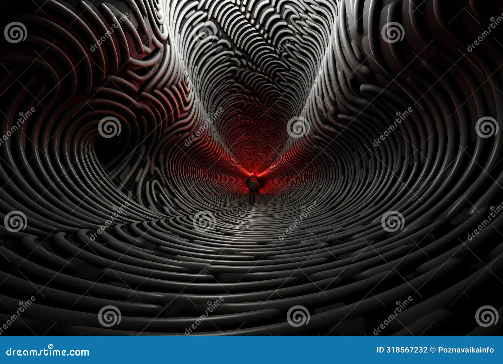 Maze Illuminated by Shining Light Stock Photo - Image of symbol ...