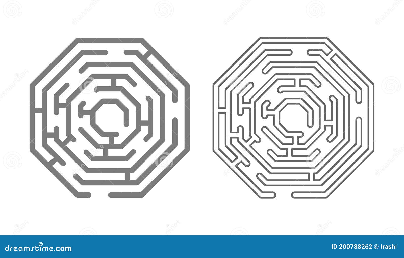 Labyrinth Logo Design, Red Black Code Logo Icon Vector Illustration ...