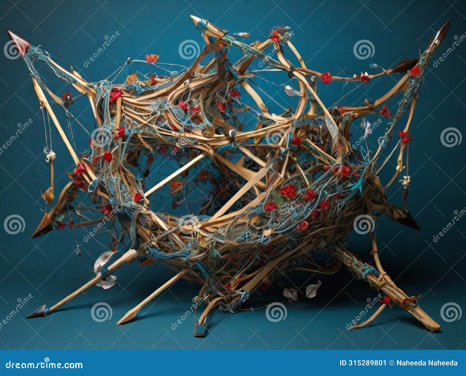 Maze of Misdirection: Navigating the Arrow Tangled" Stock Illustration ...