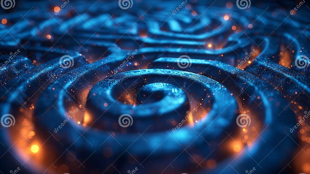 A Maze of Multidimensional Pathways Showcasing the Complex and ...