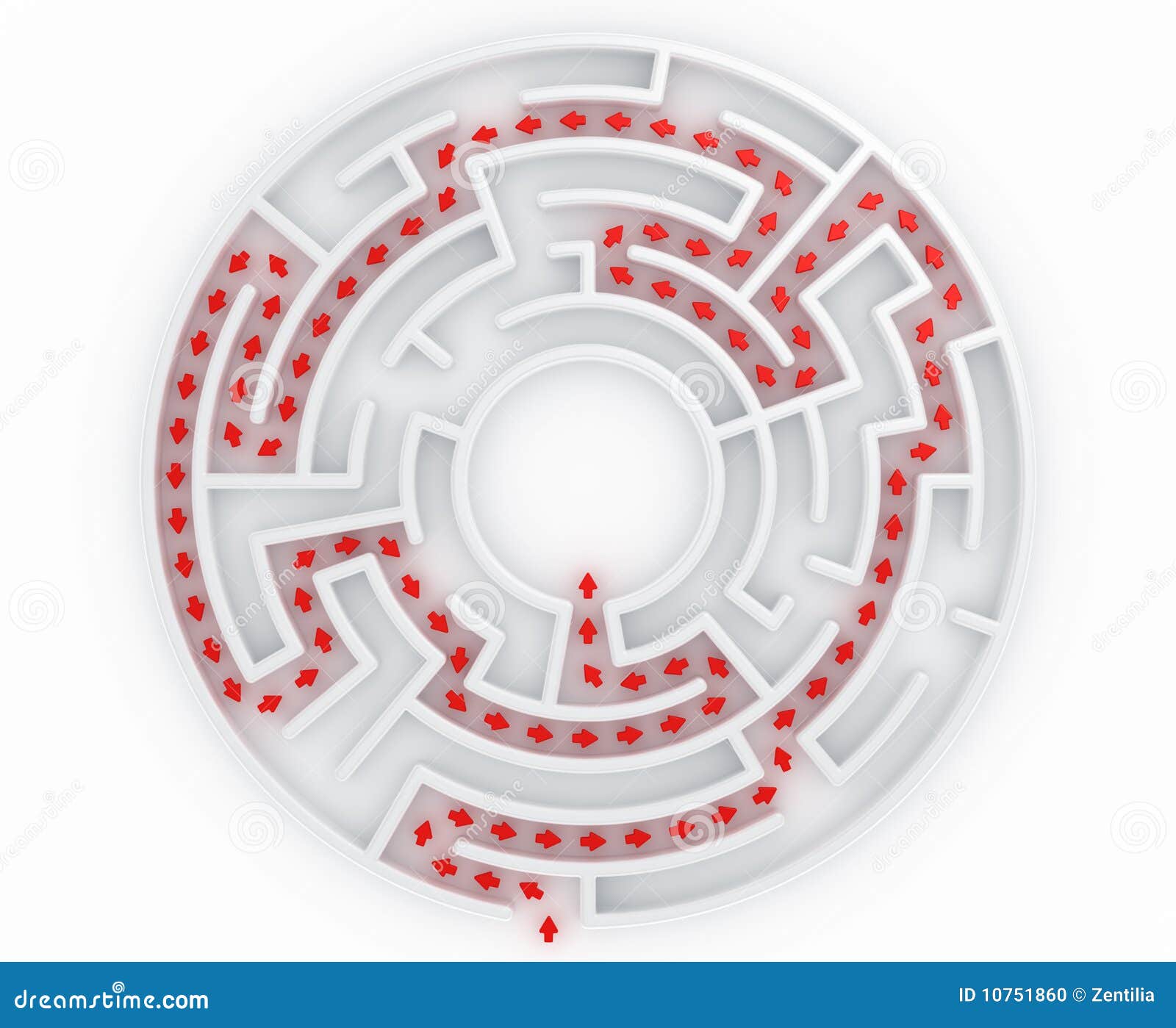 Maze with path stock illustration. Illustration of path - 10751860