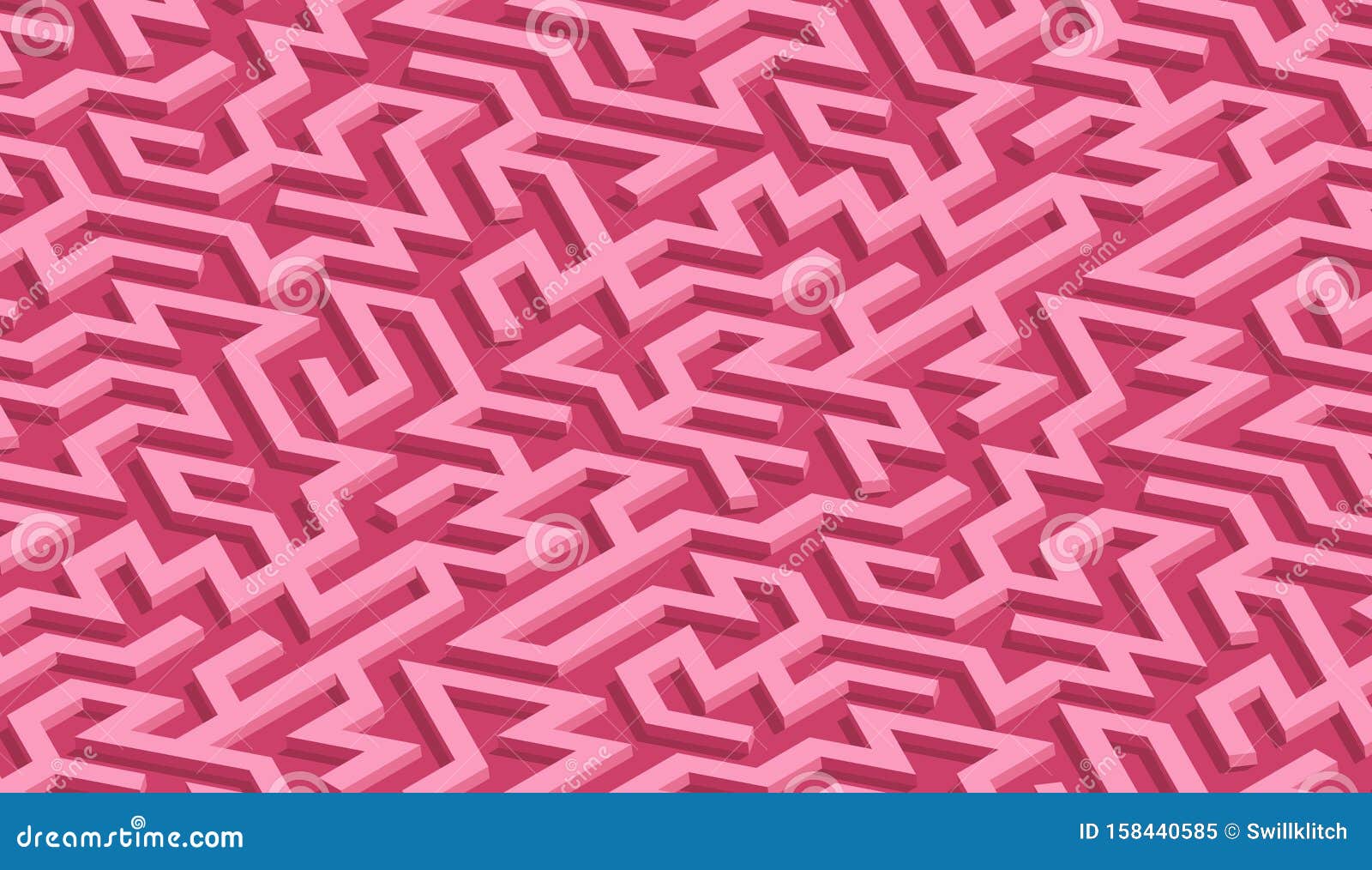 Maze Pattern Abstract Background with Labyrinth for Poster or Wallpaper ...