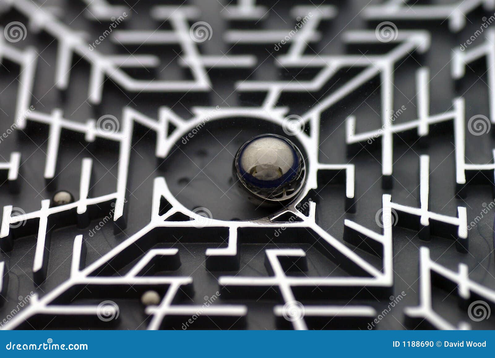 Maze Puzzle stock photo. Image of paths, game, bearings - 1188690